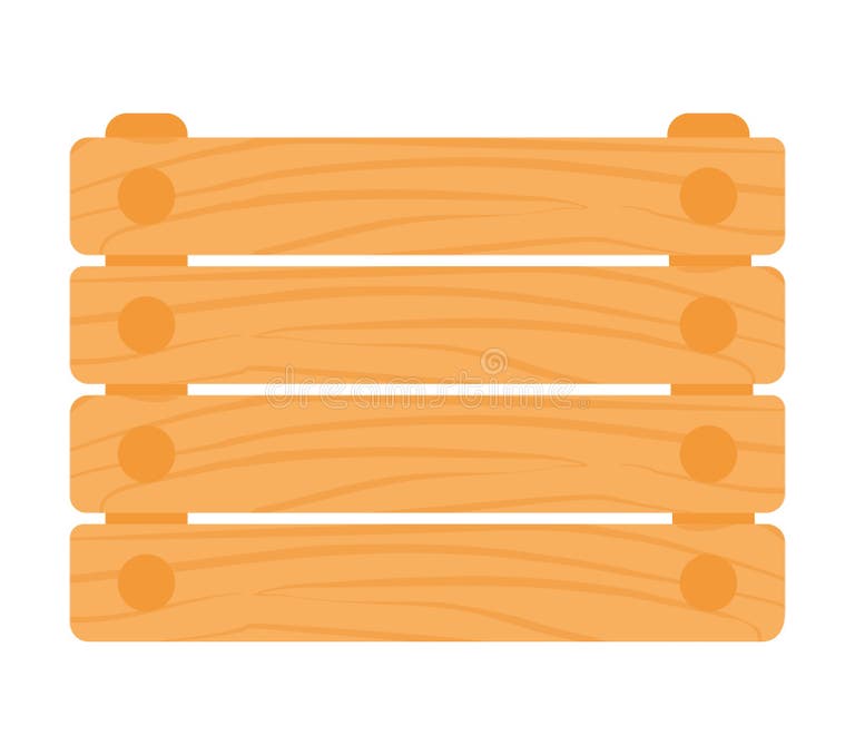 Wooden box design stock vector. Illustration of isolated - 229021455