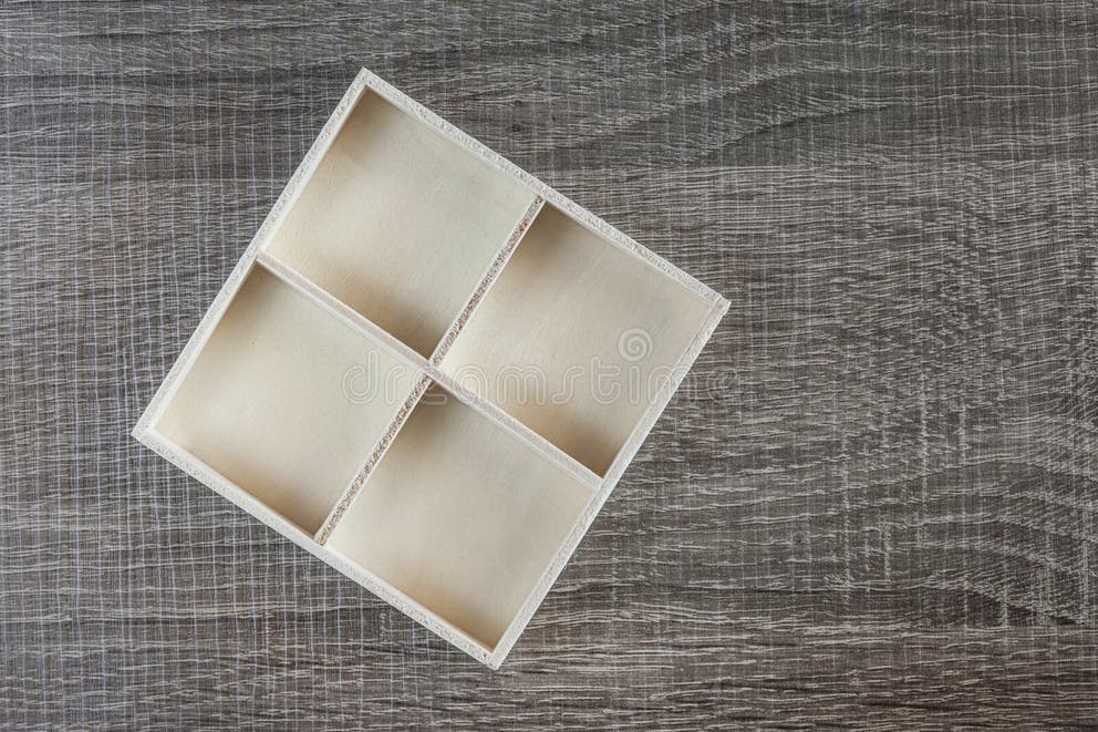 Wooden box stock photo. Image of compartment, inside - 64488652