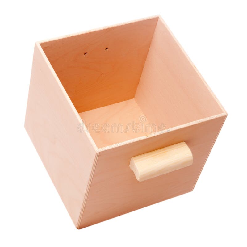 Wooden box isolated stock image. Image of shipping, crate - 24040833