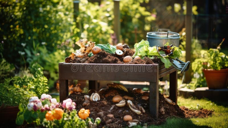 Wooden Box with Rotten Fruits. Ai Generated Image Stock Image - Image ...