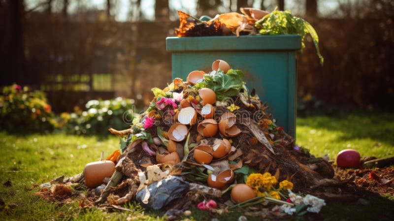 Wooden Box with Rotten Fruits. Ai Generated Image Stock Photo - Image ...