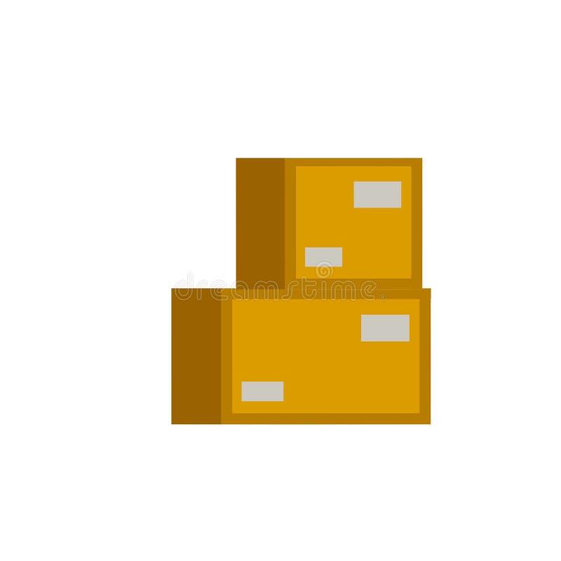Wooden Box. Stack Packaging and Parcel. Logistics and Storage of Goods ...