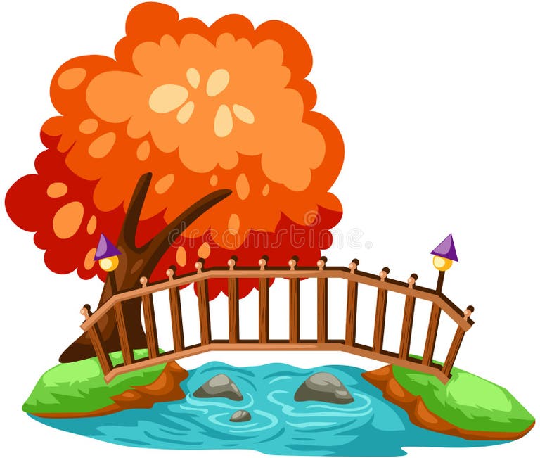 Wooden Bridge Drawing Stock Illustrations – 727 Wooden Bridge Drawing ...
