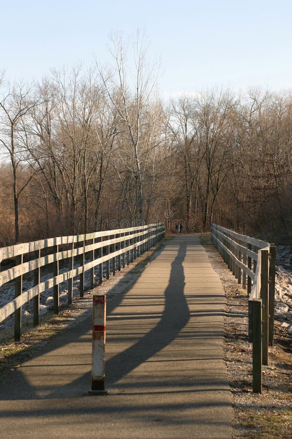 Wooden Bridge stock image. Image of coralville, heartland - 600245