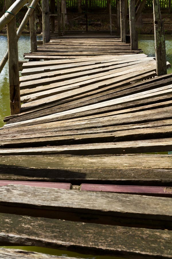Wooden bridge collapsed stock photo. Image of abandoned - 31781070