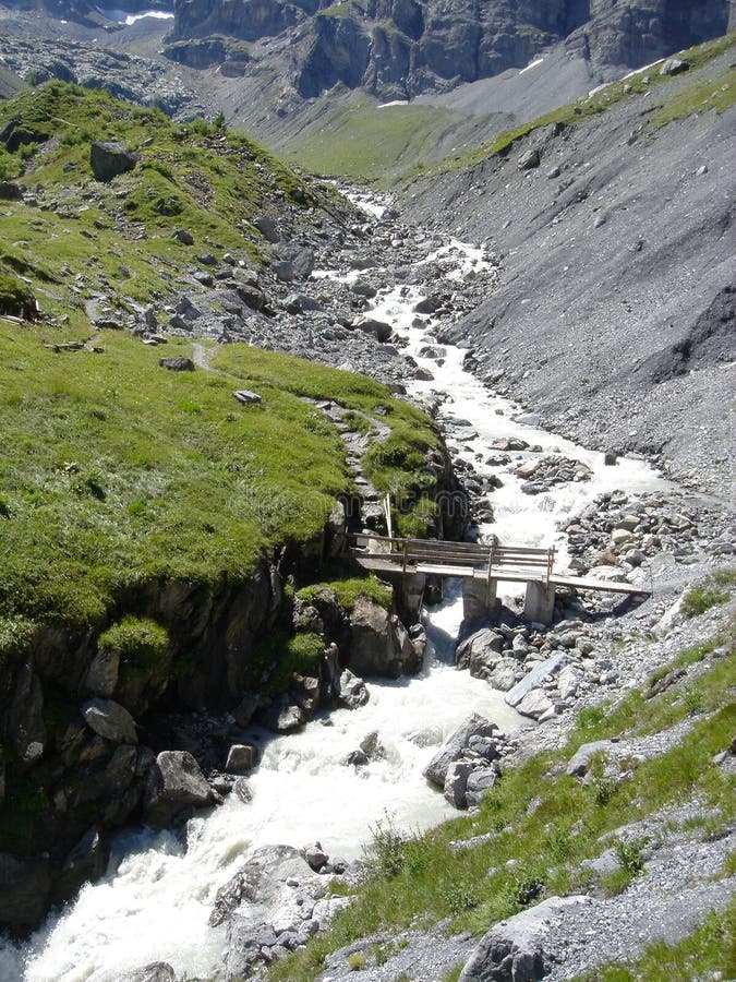 Alpine Bridge stock photo. Image of rock, alpine, alps - 44809546