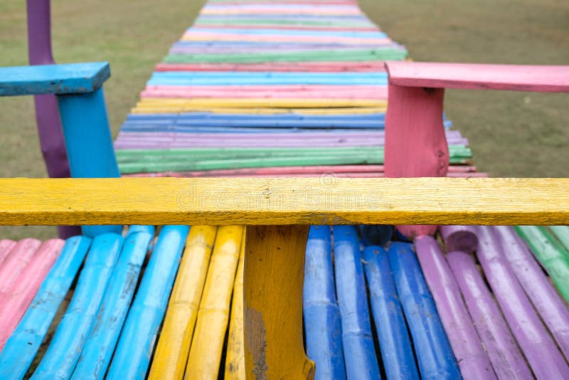 Wooden Bridge Footbridge Walkway Stock Photo - Image of view ...