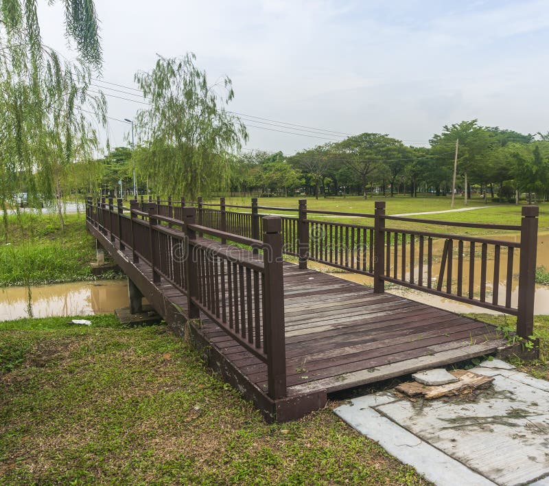 Wooden bridge stock photo. Image of nature, bridge, jungle - 33334732