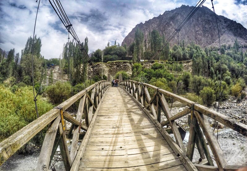 Wooden Bridge at Leh Ladakh Stock Image - Image of nature, bridge: 84802767