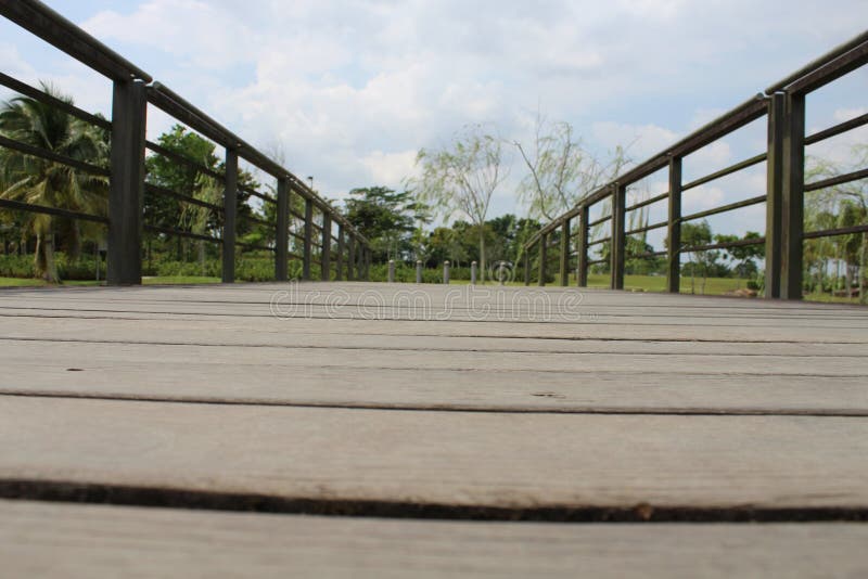 Wooden Bridge stock photo. Image of river, decrepit, pathway - 98517068