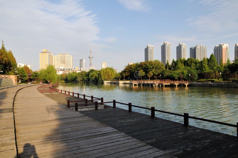 The wooden bridge editorial photo. Image of water, ruins - 47344061