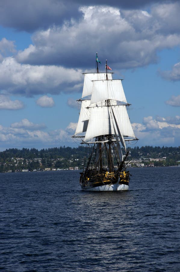 The Wooden Brig, Lady Washington, Editorial Photography - Image of lake ...