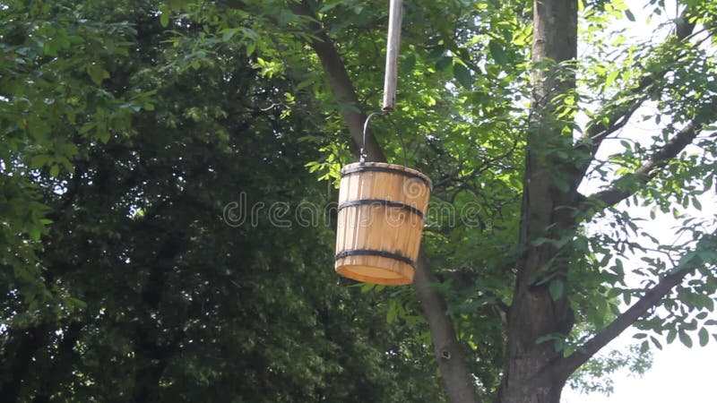 Wooden Bucket Slowly Filling Up with Water in Shower. Stock Footage ... Wooden Bucket Slowly Filling Up with Water in Shower. Stock Footage ...