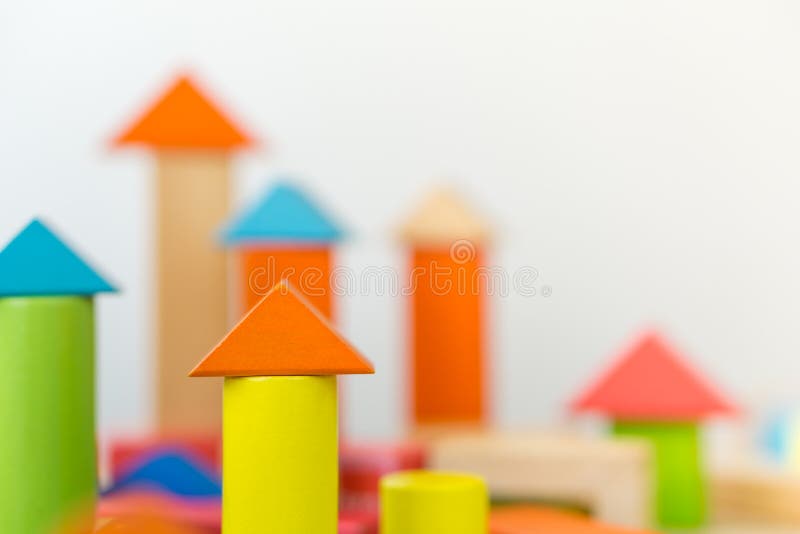 Wooden building blocks stock photo. Image of think, object - 81062640