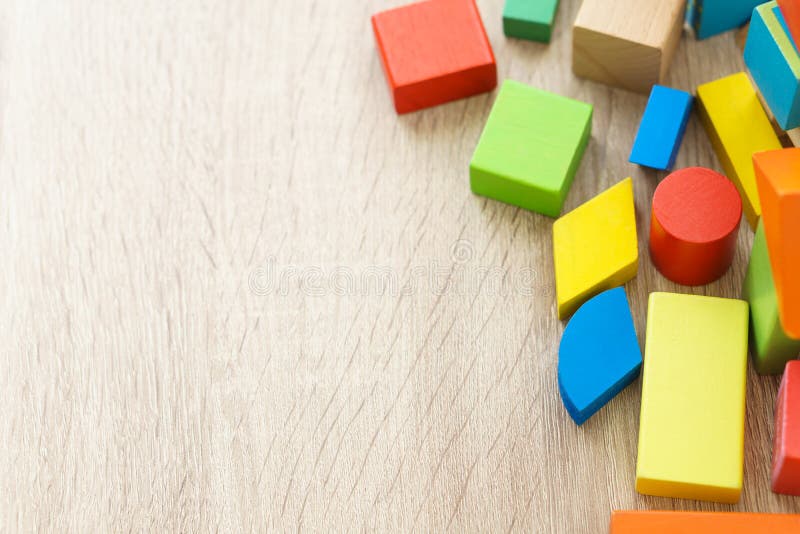 Wooden building blocks stock image. Image of green, background - 81061803