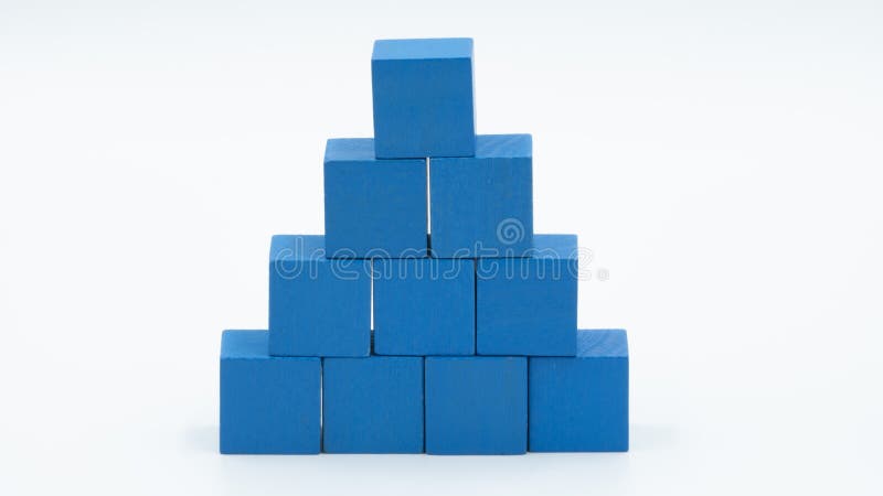 Wooden Building Blocks. Wood Cube Building Blocks Stock Image - Image ...