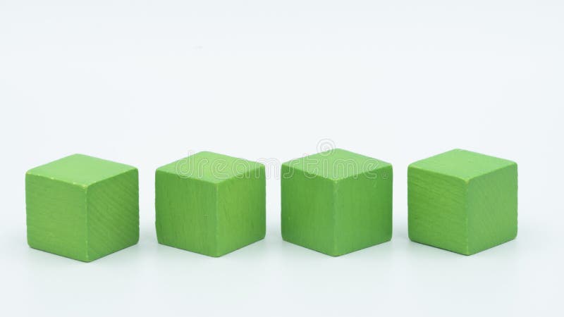 Wooden Building Blocks. Wood Cube Building Blocks Stock Photo - Image ...