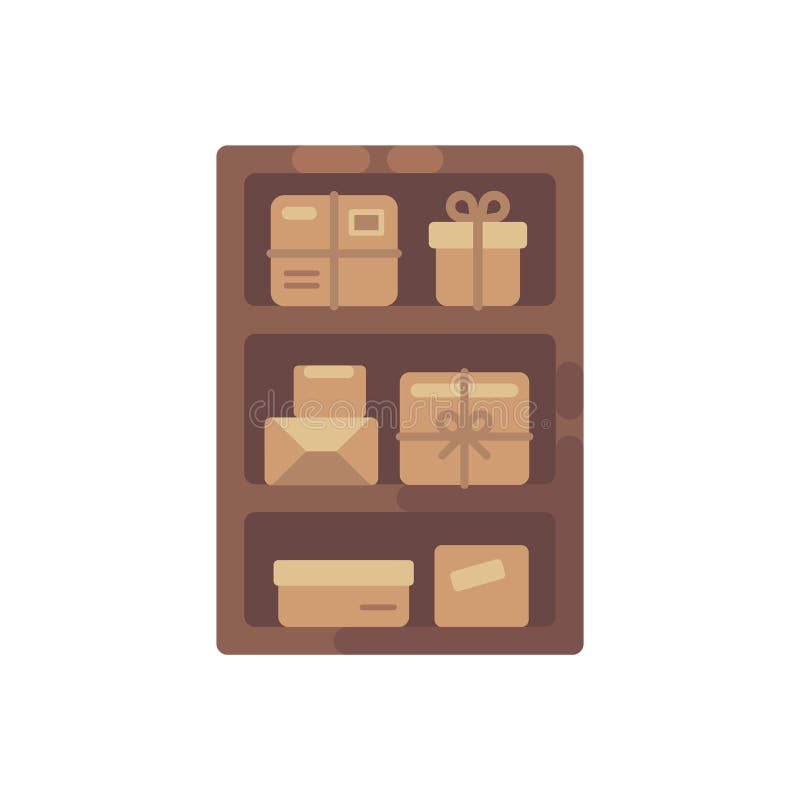Brown boxes stock illustration. Illustration of packaging - 578229
