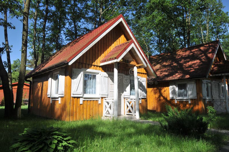 Vacation cottages for rent stock photo. Image of wooden - 5324062