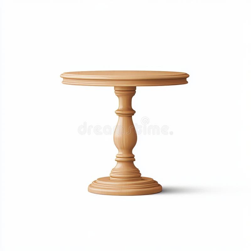 A Wooden Cake Stand with a Wooden Base is Depicted in an Image, Where a ...