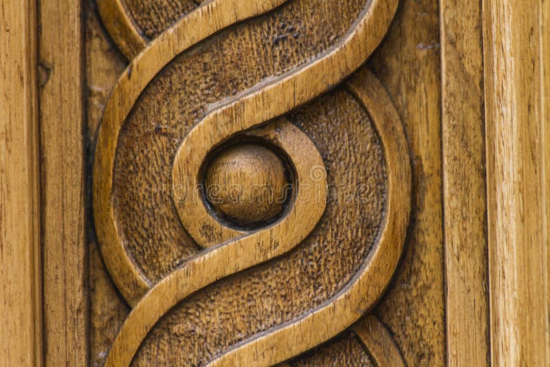 Wooden carving shapes stock image. Image of decor, wall - 134131407