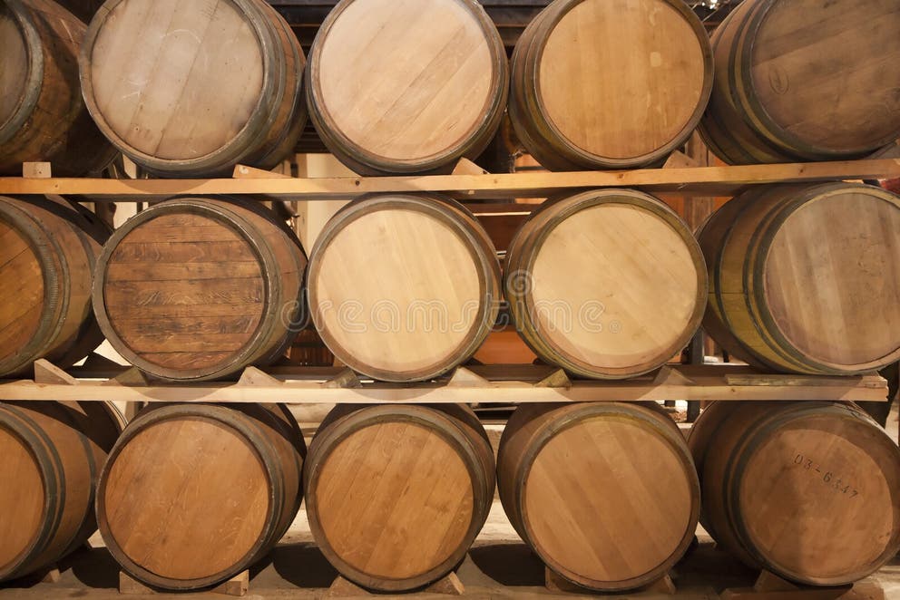Wooden casks stock image. Image of vinery, vintage, wooden - 18005341