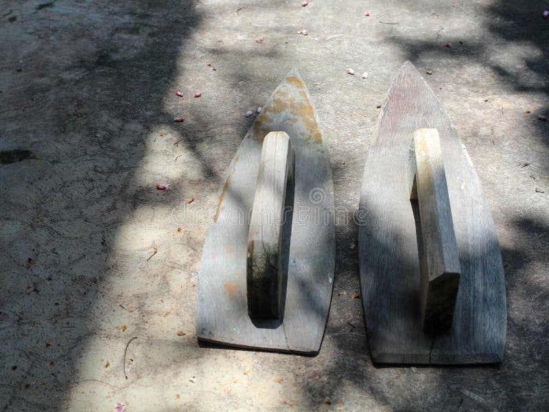 Wooden Casters, One of the Tool for Cement Casters Stock Photo - Image ...