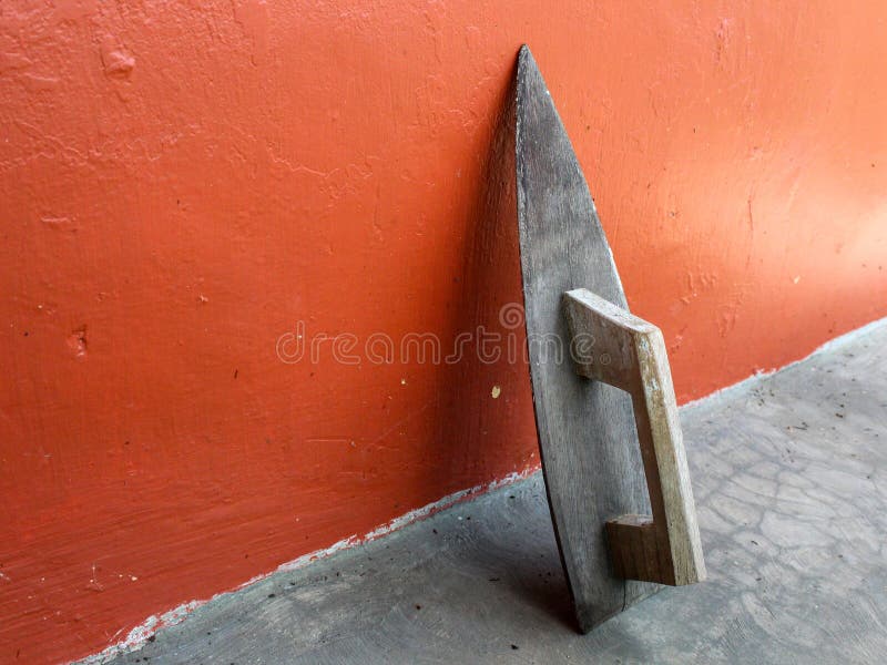 Wooden Casters, One of the Tool for Cement Casters Stock Image - Image ...