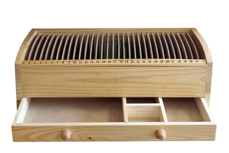Wooden CD Rack with Open Drawer Stock Image - Image of wood, drawer ...