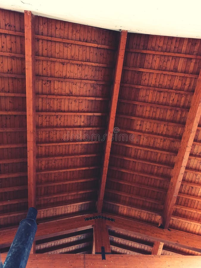 Wooden Ceiling stock photo. Image of wooden, brown, wall - 215544264