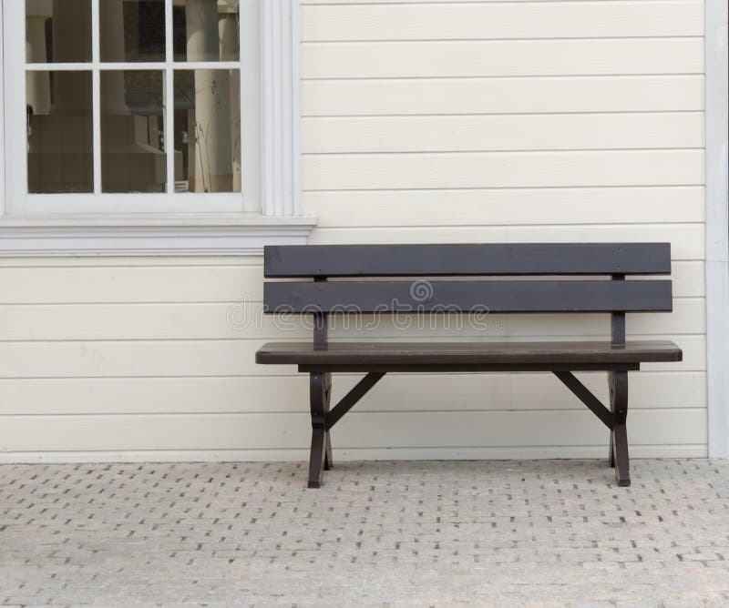 Wooden chair. stock photo. Image of summer, plant, season - 33416264