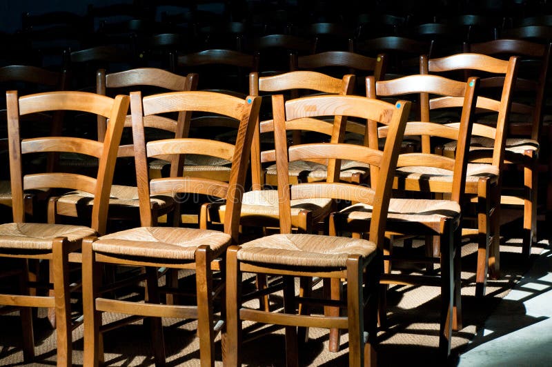 Stage with chairs stock image. Image of chairs, arena - 11112371