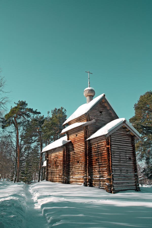 Wooden chapel stock image. Image of ancient, church, antique - 27129727