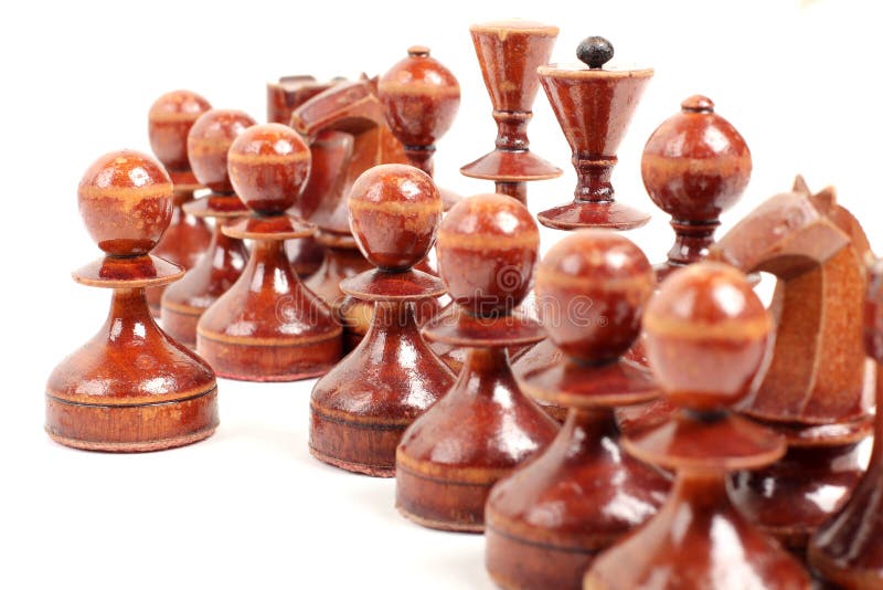 Wooden chess stock image. Image of strategy, bishop, rook - 30798421