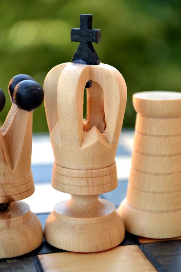 Chess Pieces on a Chess Board Stock Image - Image of pieces, activity ...