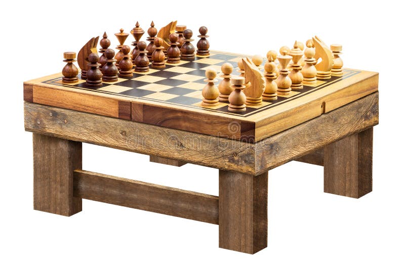 Chess table stock image. Image of competition, chess, fight - 4304745