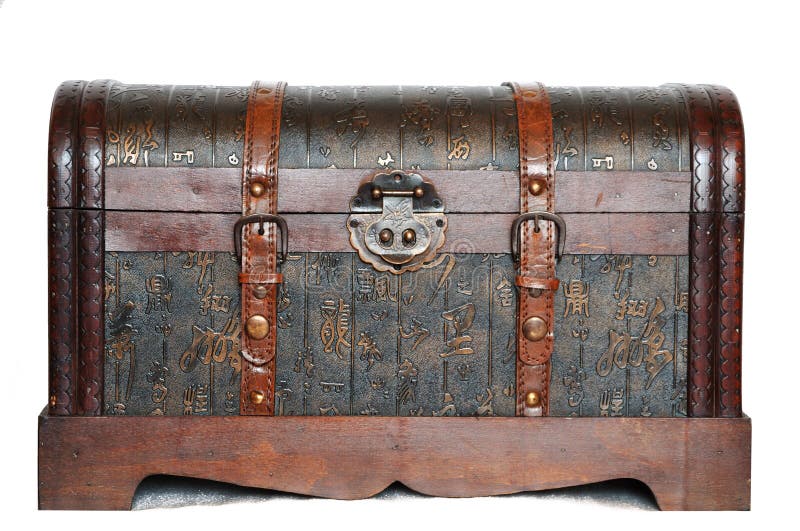 Treasure Chest Reveals a Luminous Secret Stock Photo - Image of ...