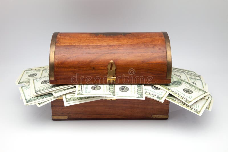 Wooden chest stock photo. Image of banking, chest, savings - 32016644
