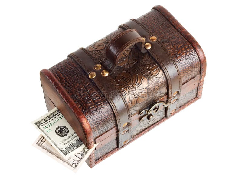 Wooden Crate Full of Money stock image. Image of monies - 29658187