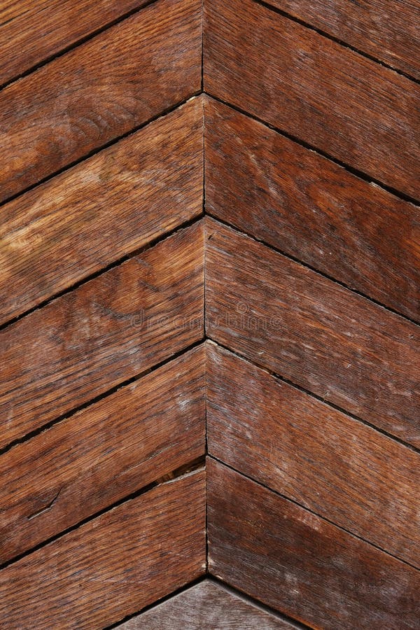 Wooden Chevron Pattern Creates a Natural Rustic Look in a Cozy ...