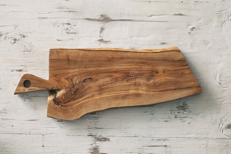 Wooden Chopping Board on Wooden Background Stock Photo - Image of tool ...