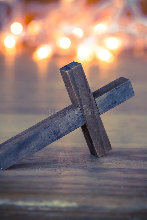 Wooden Christian Cross stock image. Image of cross, crucifix - 55940631