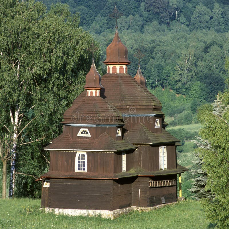 Wooden church stock photo. Image of countryside, country - 16809324