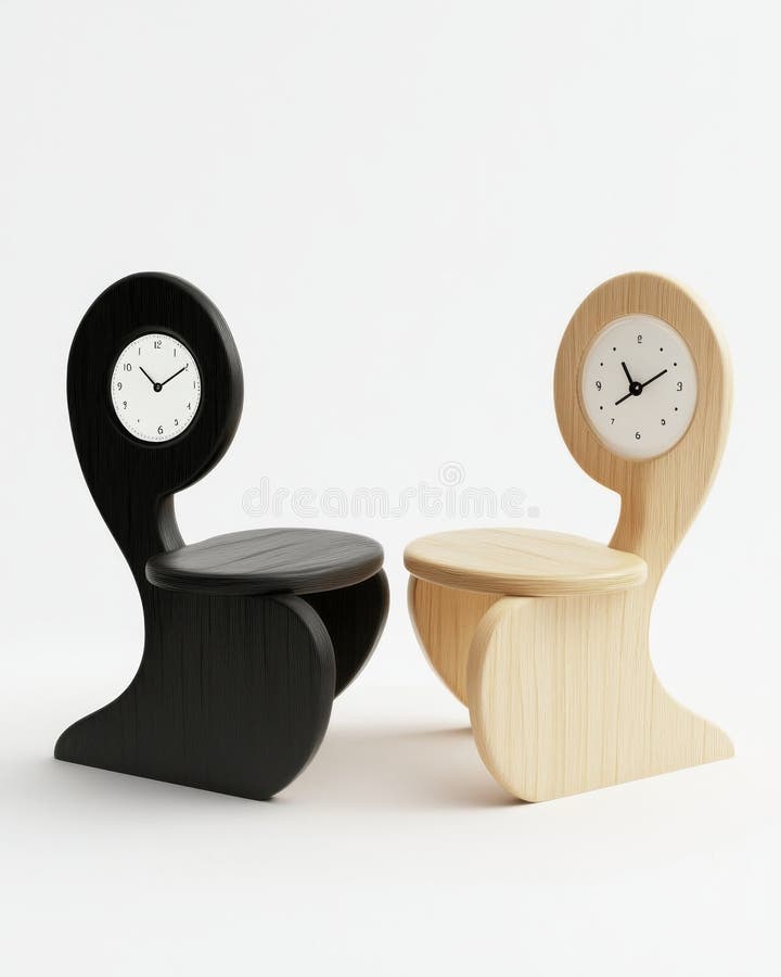 The Wooden Clock S Unique Design Creatively Represents the Importance ...