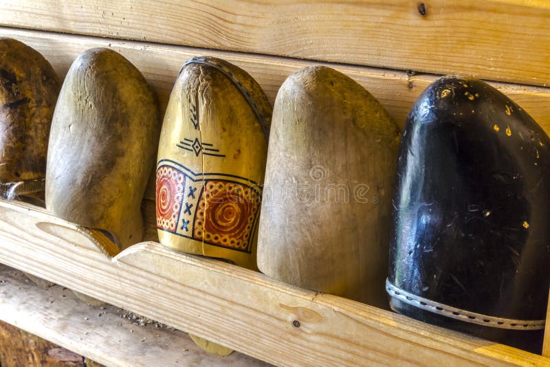 Wooden Clogs in Holland stock image. Image of clogs, traditional - 76487391