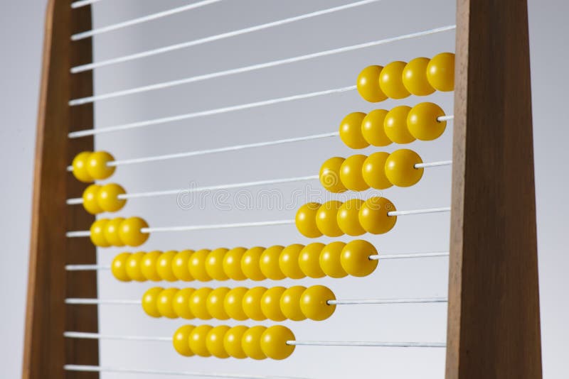 Wooden Colour Frame Abacus Classic Counting Tool Stock Photo - Image of ...