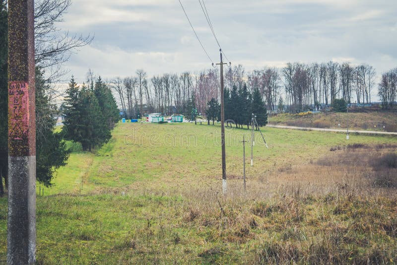 Column, Column in Power Plant. Gas Separation Plant Stock Photo - Image ...