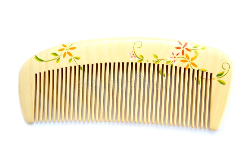 Wooden comb stock image. Image of backstage, beauty, equipment - 35192677