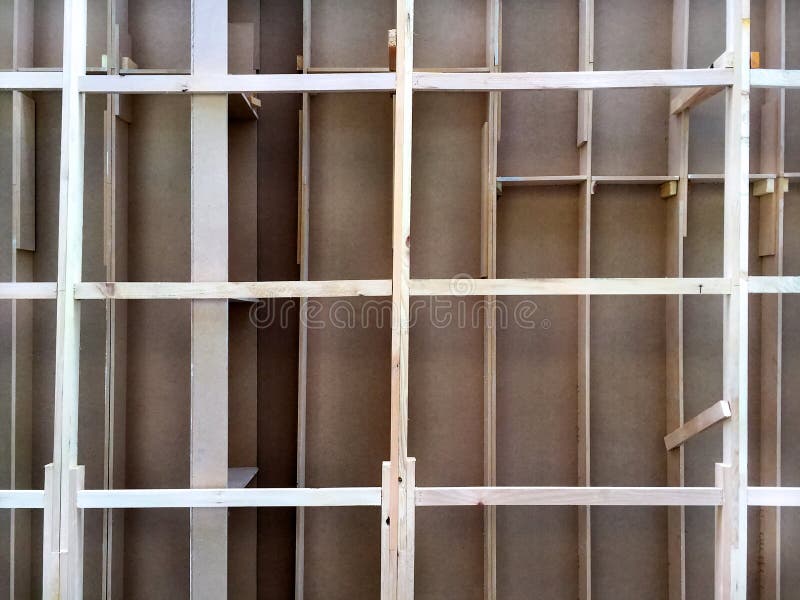 Wooden Construction Frame of Back Stage Stock Image - Image of stage ...