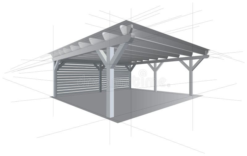 Storage Shed Outline Stock Illustrations – 220 Storage Shed Outline ...